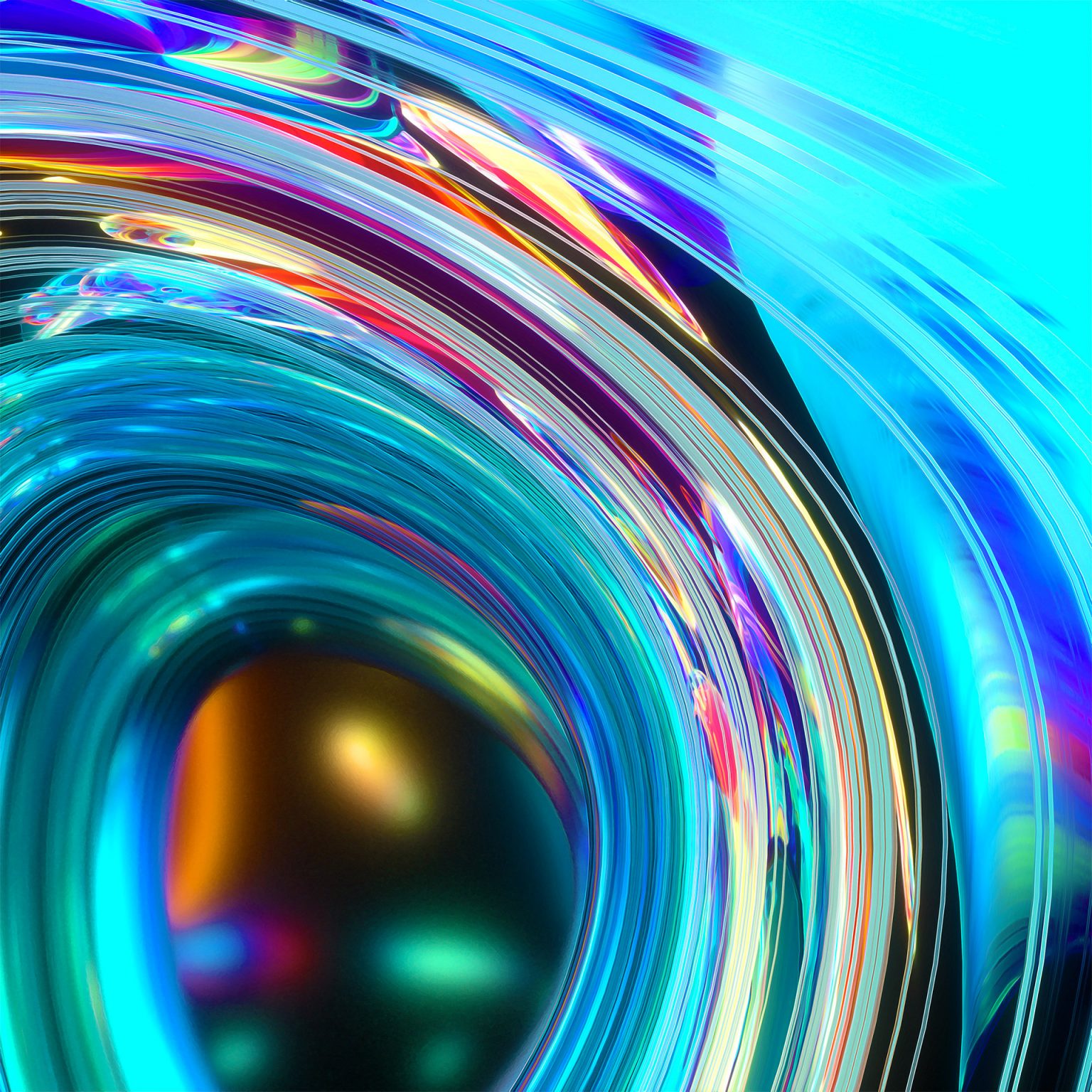 Wormholes & Swirls: Digital Art by Stu Ballinger | Daily design ...