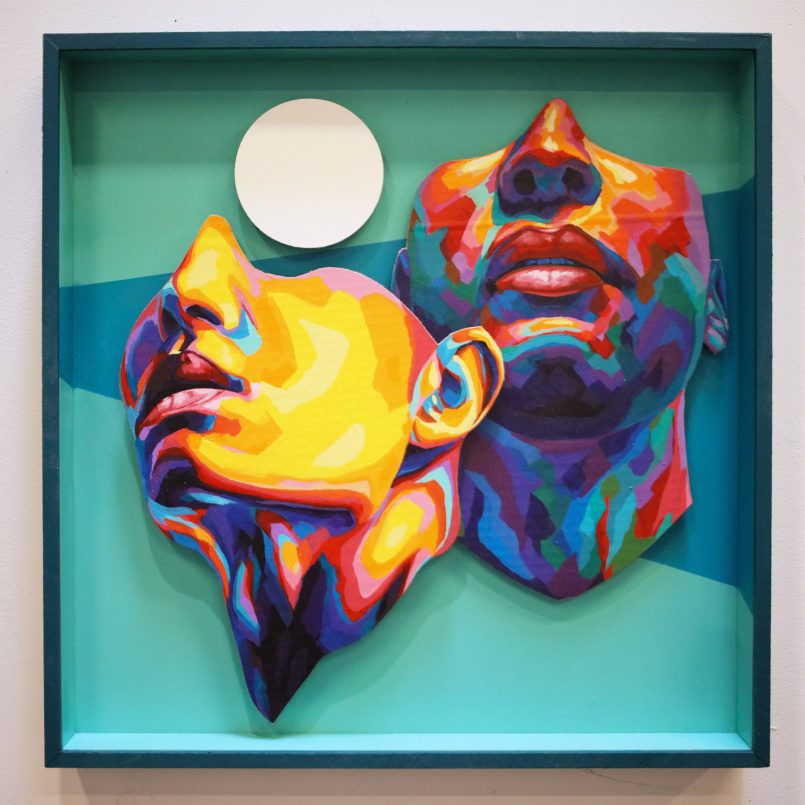 Layered Shadow Box Paintings by Detour | Daily design inspiration for ...