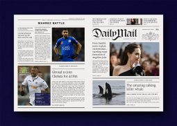 Daily Mail Rebranding Concept by Miklós Kiss | Daily design inspiration ...