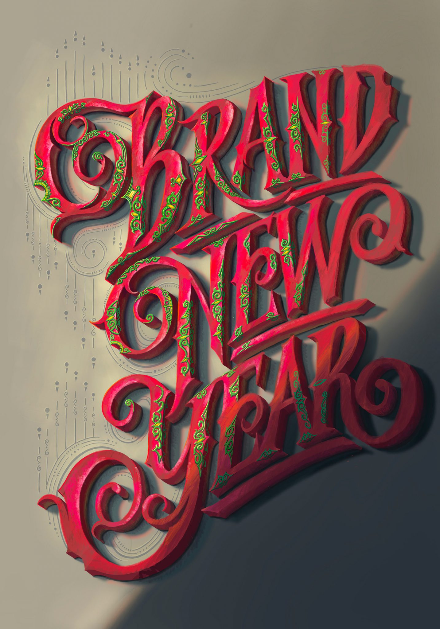More Amazing Illustrated Lettering Creations by Biksence | Daily design ...