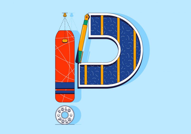 Typographic Illustrations by Mat Voyce | Daily design inspiration for ...