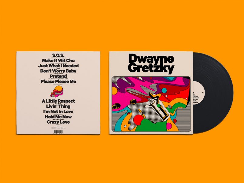 Dwayne Gretzky: Typographic Album Covers by Studio io | Daily design ...