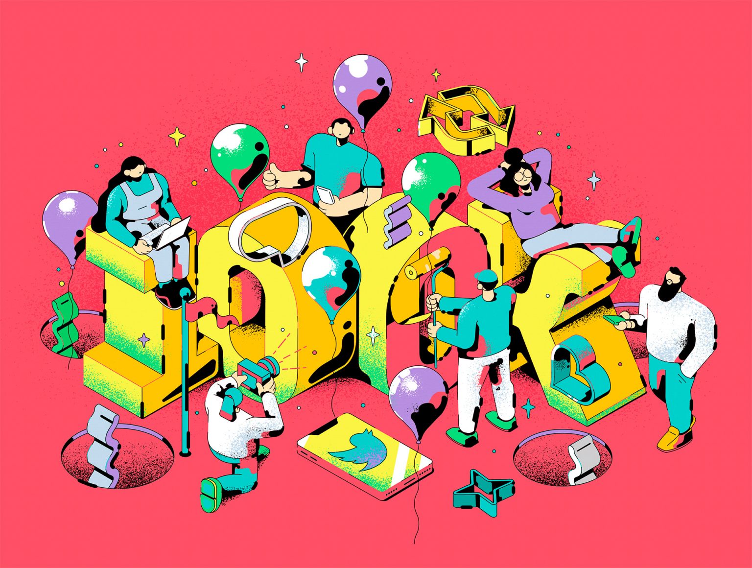Colorful Illustrations by Meme | Daily design inspiration for creatives ...