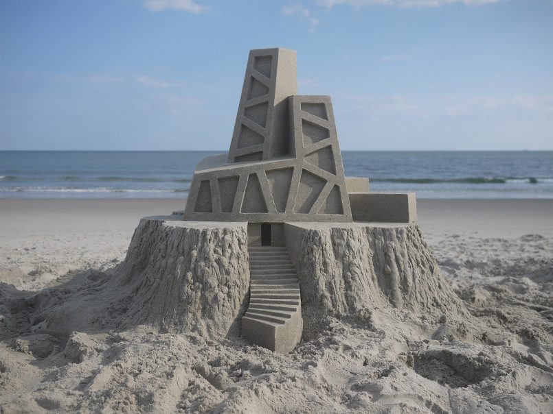 Geometric Sand Sculptures by by Calvin Seibert | Daily design ...