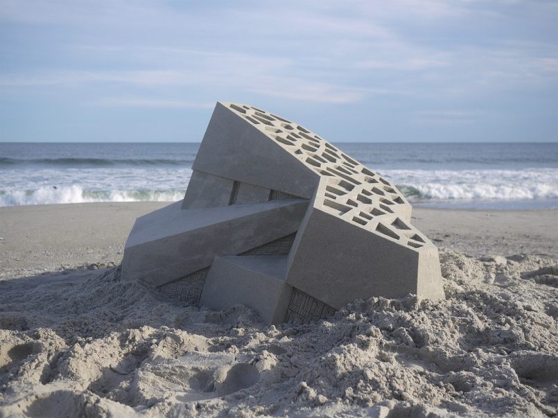 Geometric Sand Sculptures by by Calvin Seibert | Daily design ...