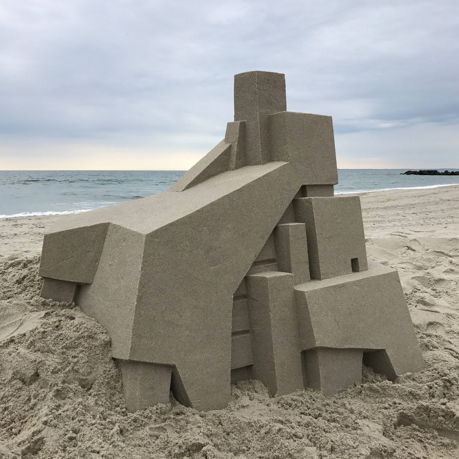 Geometric Sand Sculptures by by Calvin Seibert | Daily design ...