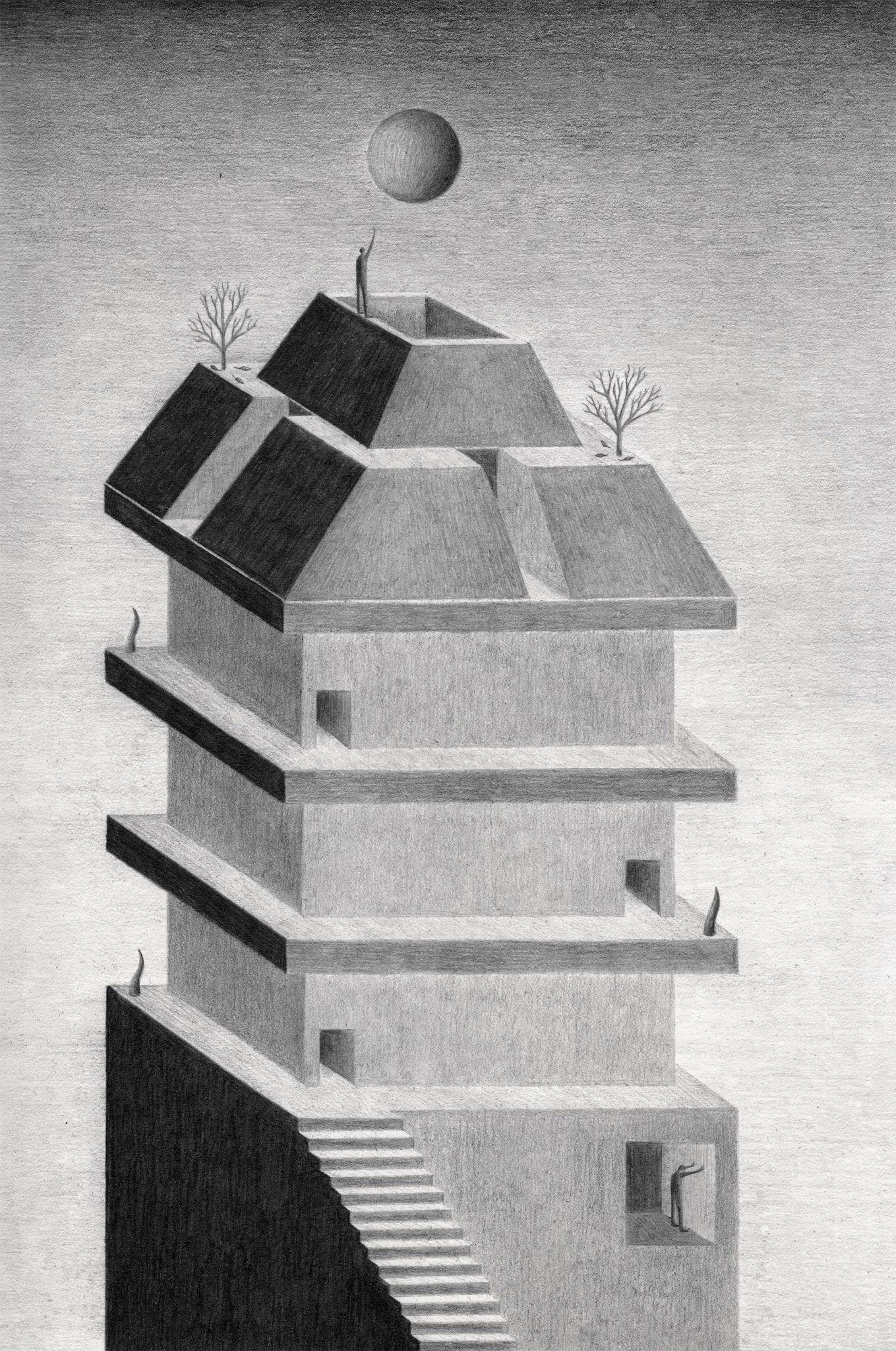 Thought-Provoking Drawings by James Lipnickas | Daily design ...