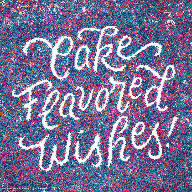 Amazing Food Lettering by Danielle Evans | Daily design inspiration for ...