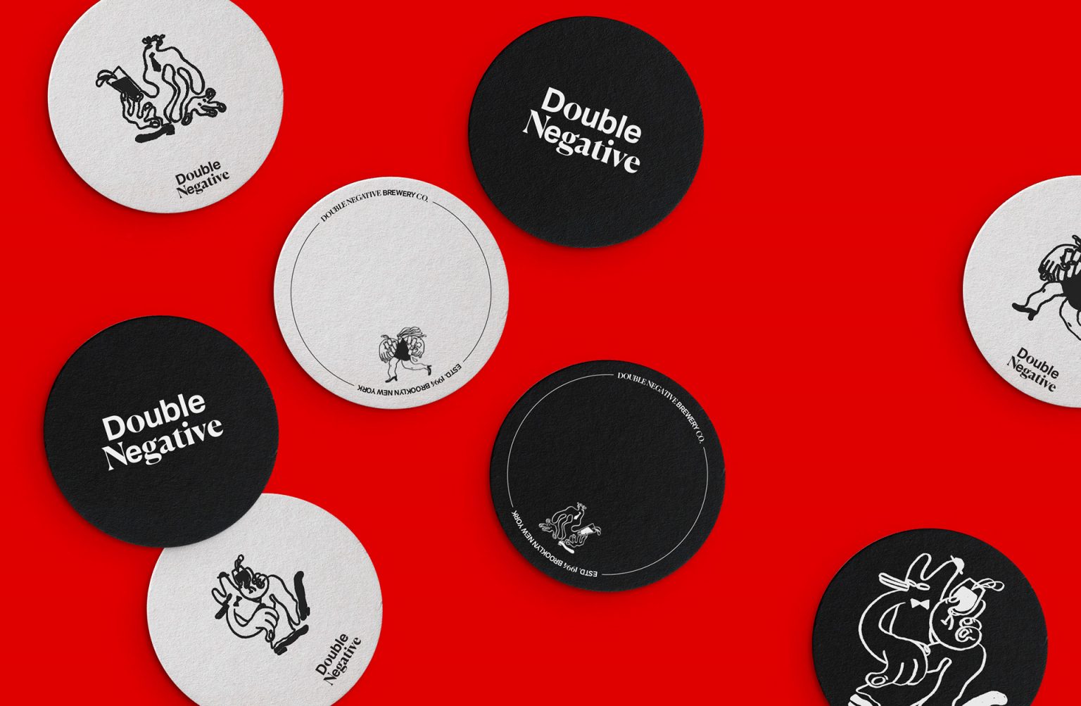 Double Negative Brewery Branding by Kezia Gabriella | Daily design ...