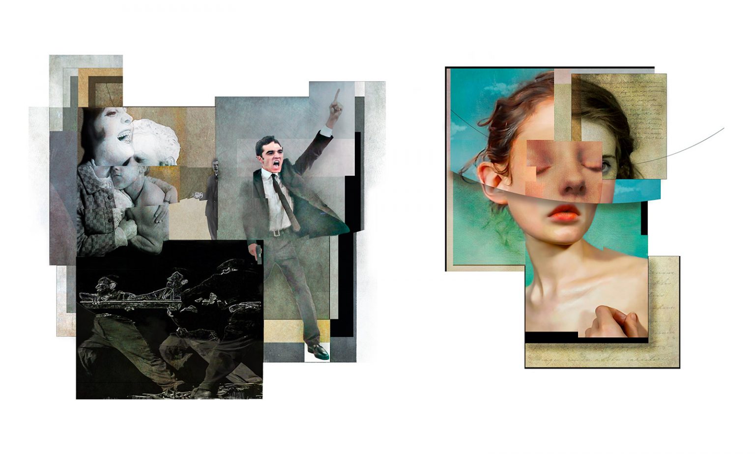 Impressive Collage Artworks by P J Wright | Daily design inspiration ...