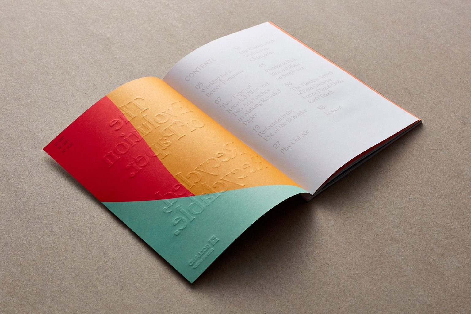 Rolland Fine Papers Magazine by Caserne | Daily design inspiration for ...