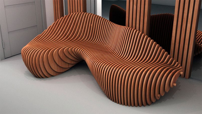Waves: Fluid Furniture Designs by Parametric | Daily design inspiration ...