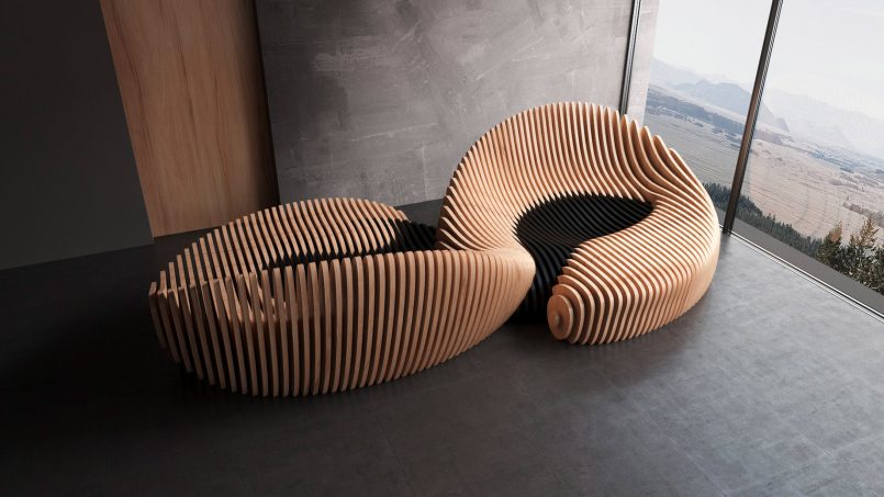 Waves: Fluid Furniture Designs by Parametric | Daily design inspiration ...
