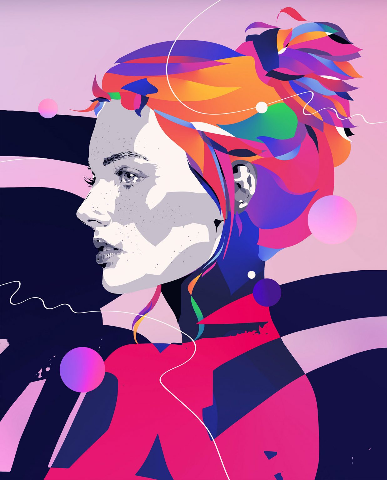 Vibrant Illustrations by Bram Vanhaeren | Daily design inspiration for ...