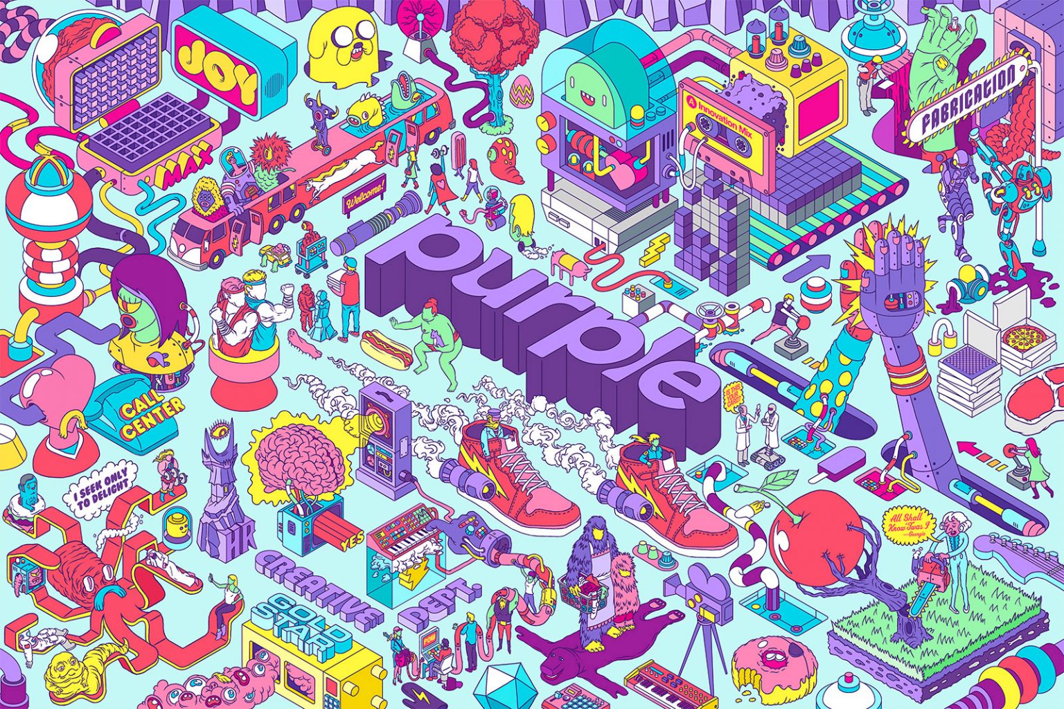 Cool Illustrations & Murals by Dave Arcade | Daily design inspiration ...