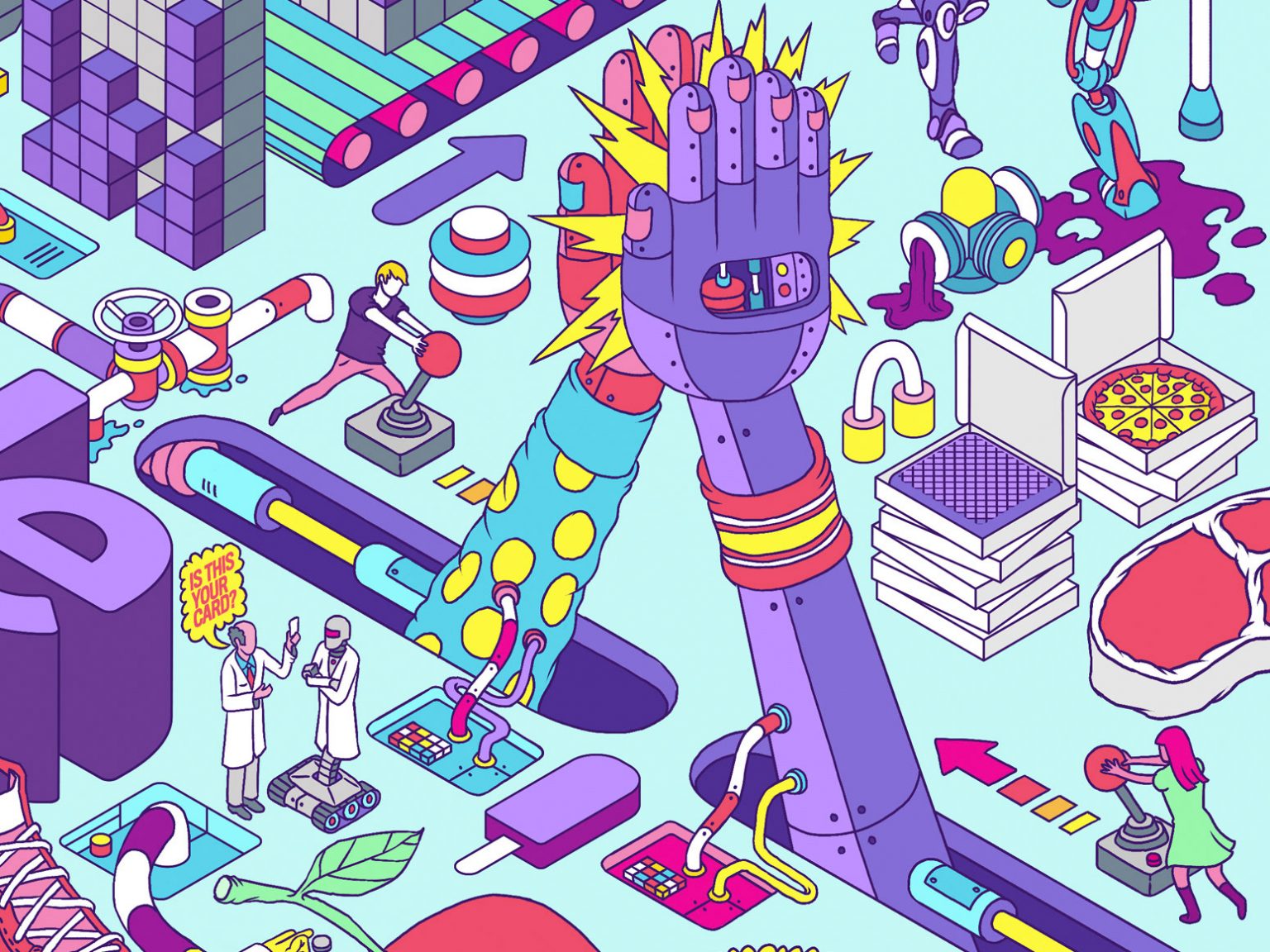 Cool Illustrations & Murals by Dave Arcade | Daily design inspiration ...