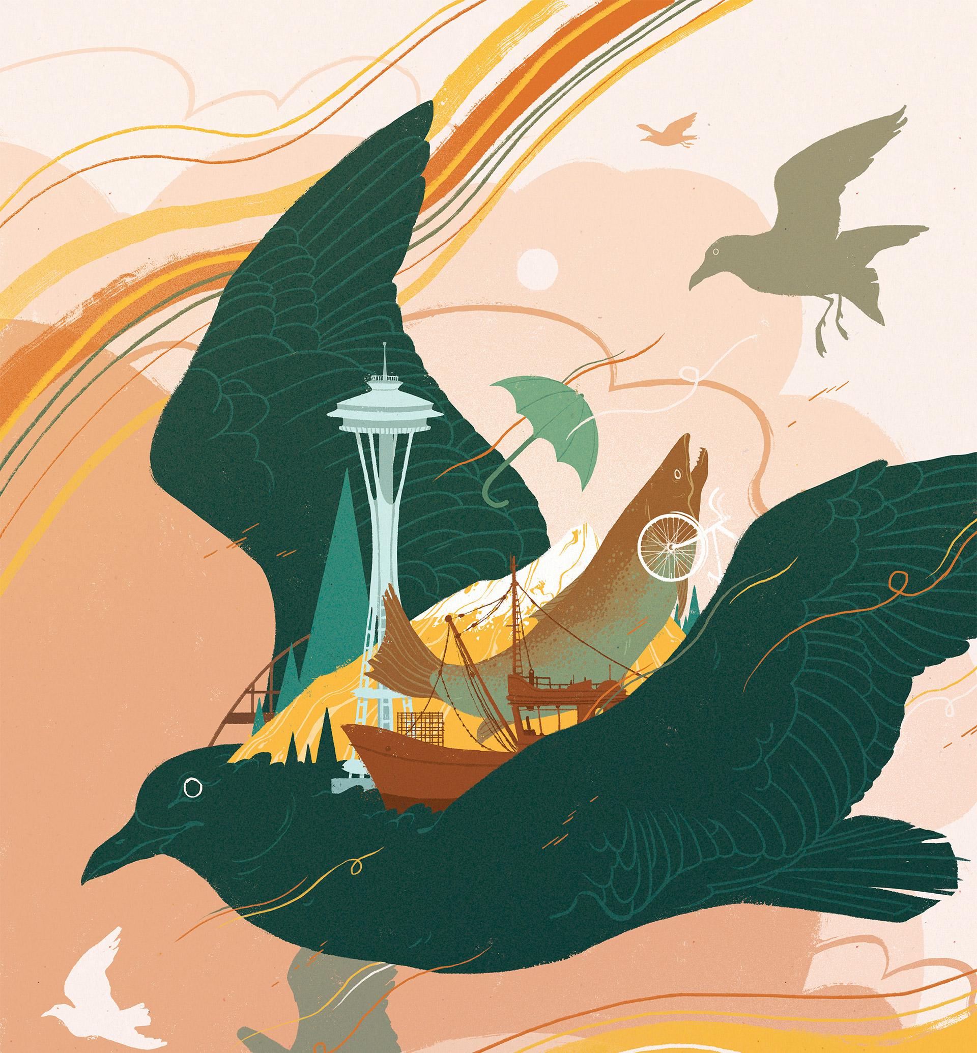 Editorial Illustrations By Samantha Mash Daily Design Inspiration For Creatives Inspiration Grid