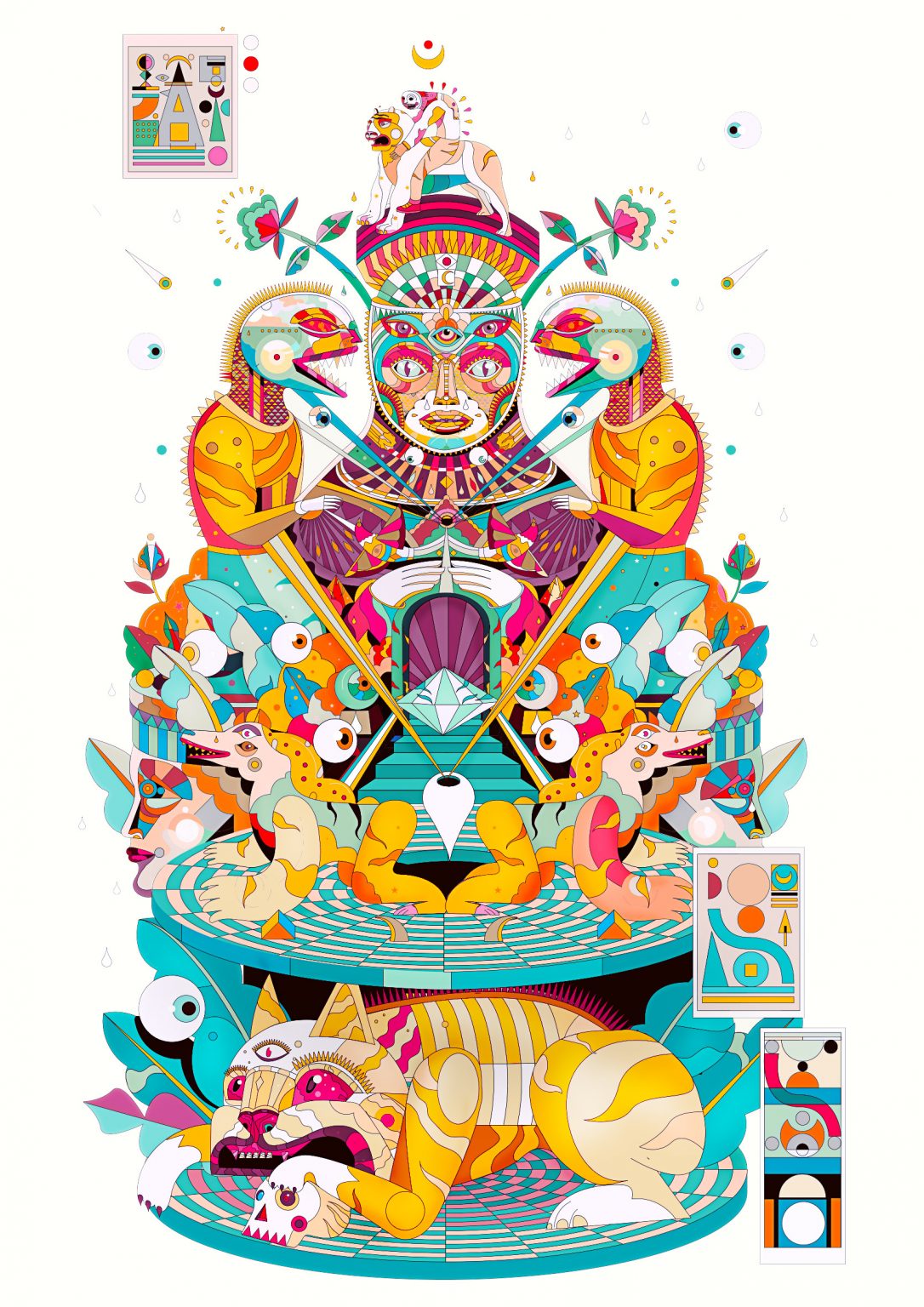 Intricate Illustrations by Yo Az | Daily design inspiration for ...