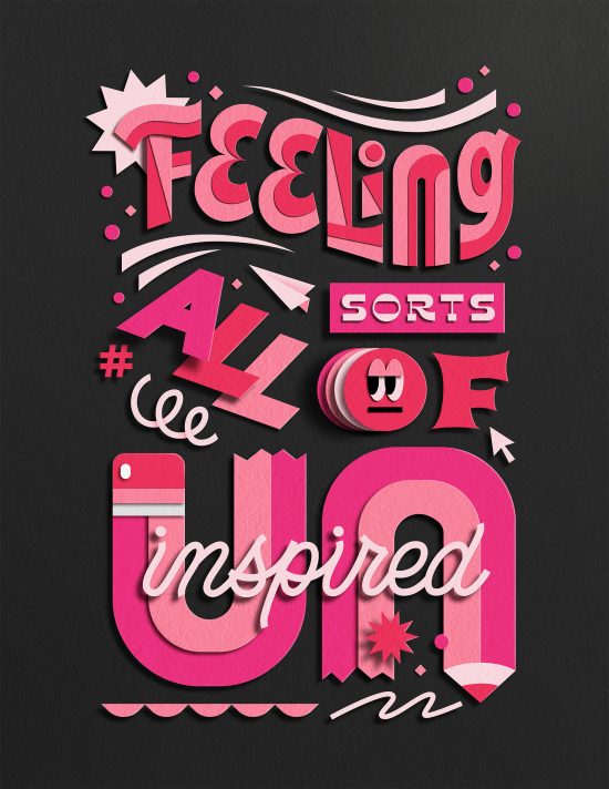 Artistic Lettering: 15 examples to inspire you | Daily design ...
