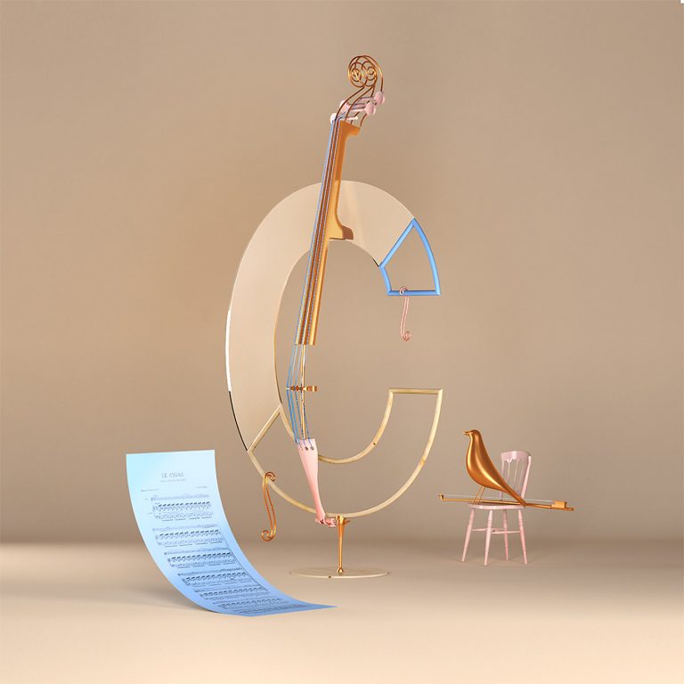 Typographic Musical Instruments by Francisco Cortés | Daily design ...