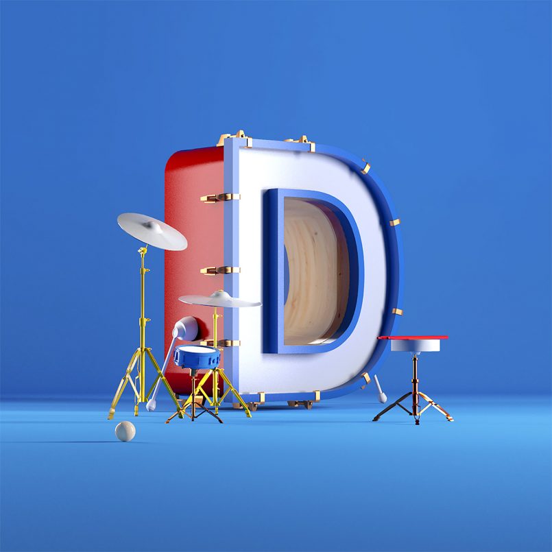 Typographic Musical Instruments by Francisco Cortés | Daily design ...