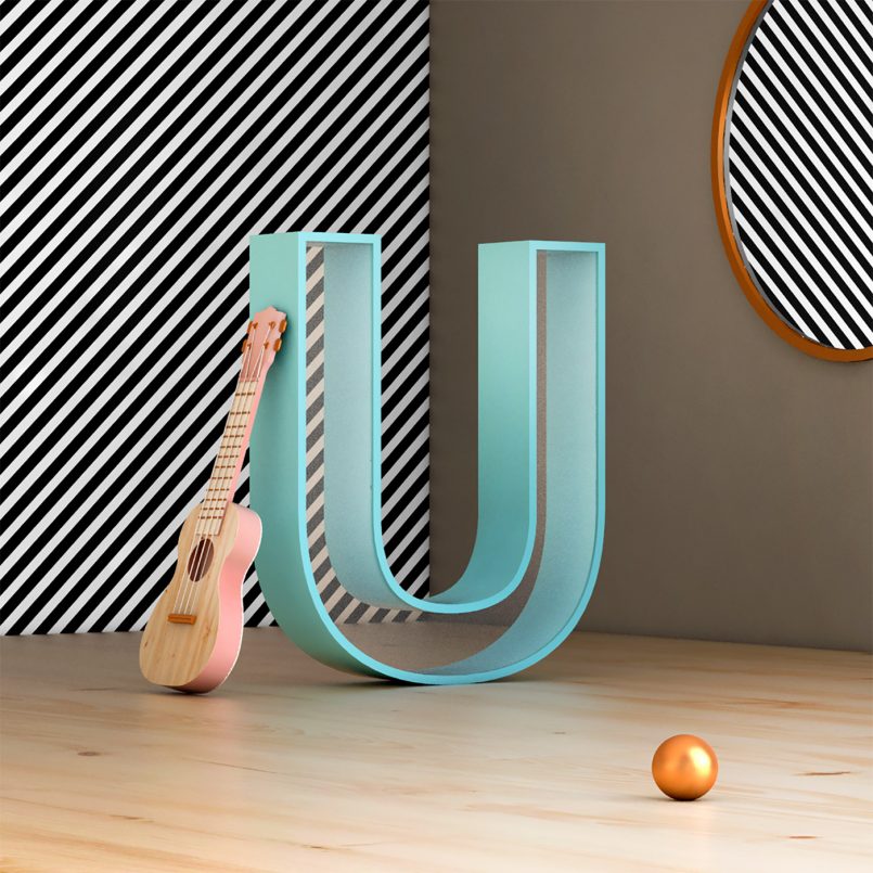 Typographic Musical Instruments by Francisco Cortés | Daily design ...