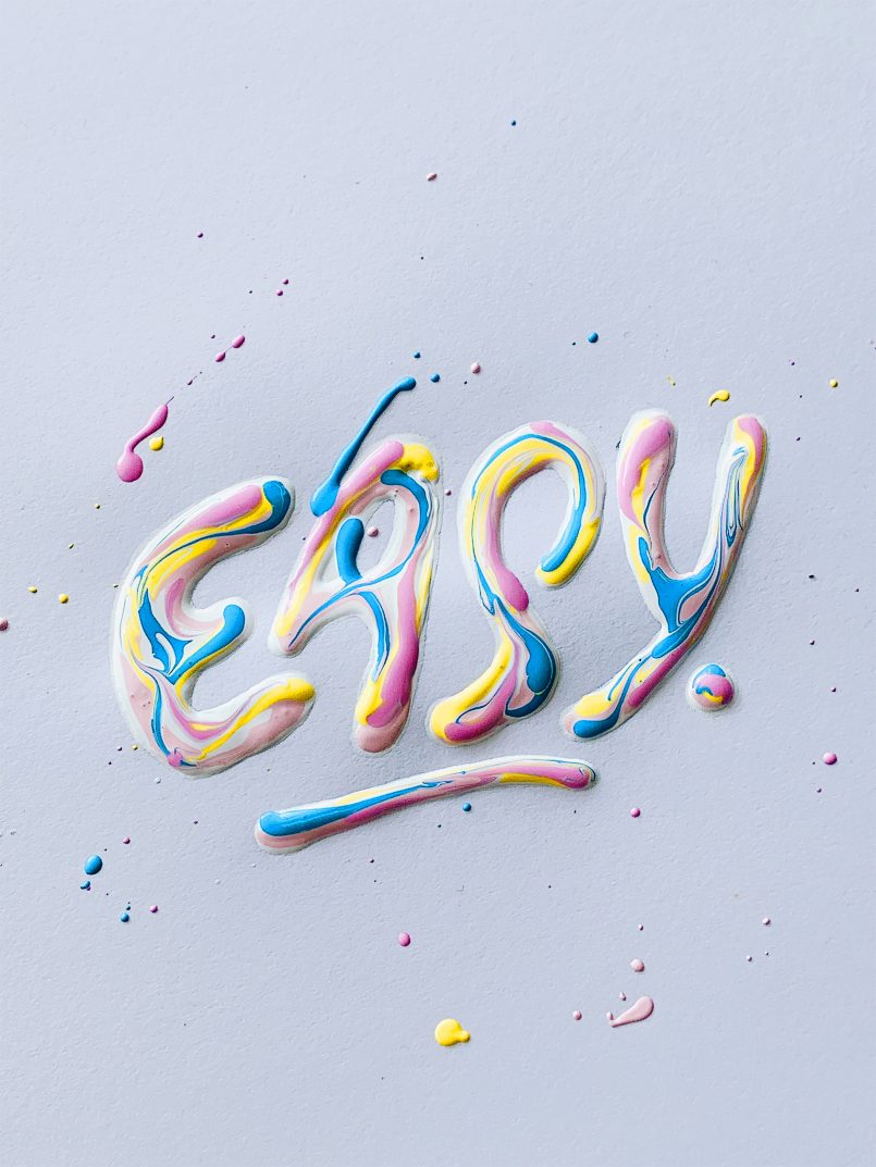 Wet Acrylic Lettering by Gehan Magee | Daily design inspiration for ...