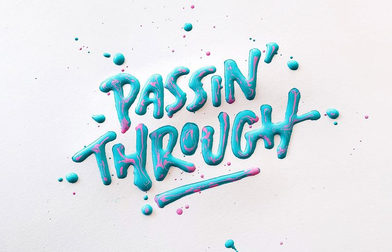 Wet Acrylic Lettering by Gehan Magee | Daily design inspiration for ...