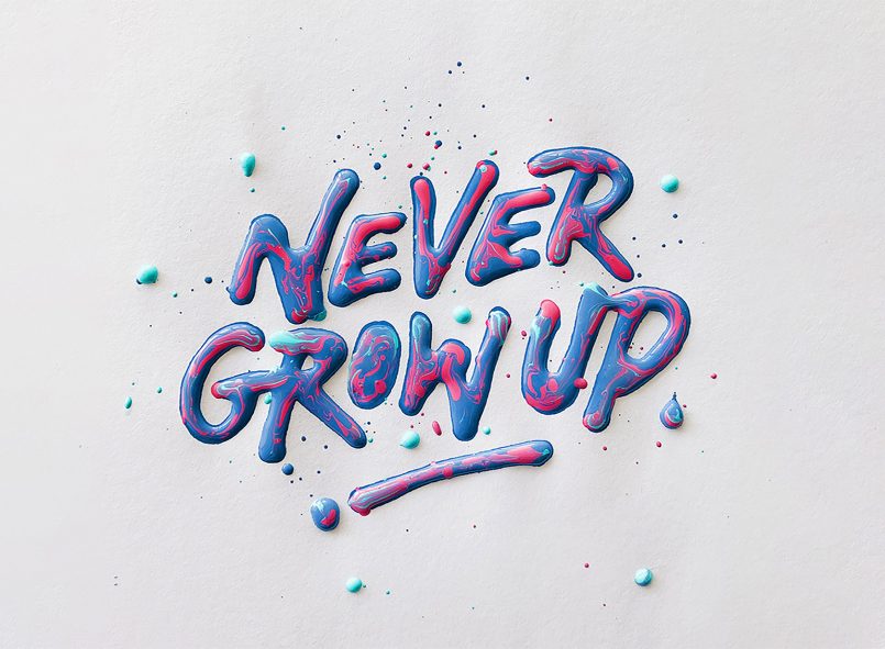 Wet Acrylic Lettering by Gehan Magee | Daily design inspiration for ...