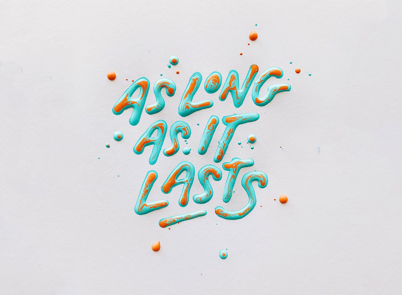 Wet Acrylic Lettering by Gehan Magee | Daily design inspiration for ...