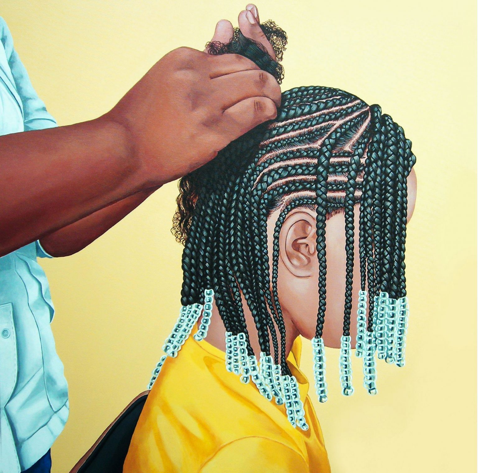 The Beauty of Black Hair: Paintings by Jessica Spence | Daily design ...