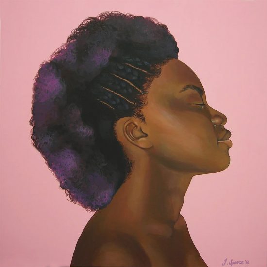 The Beauty of Black Hair: Paintings by Jessica Spence | Daily design ...