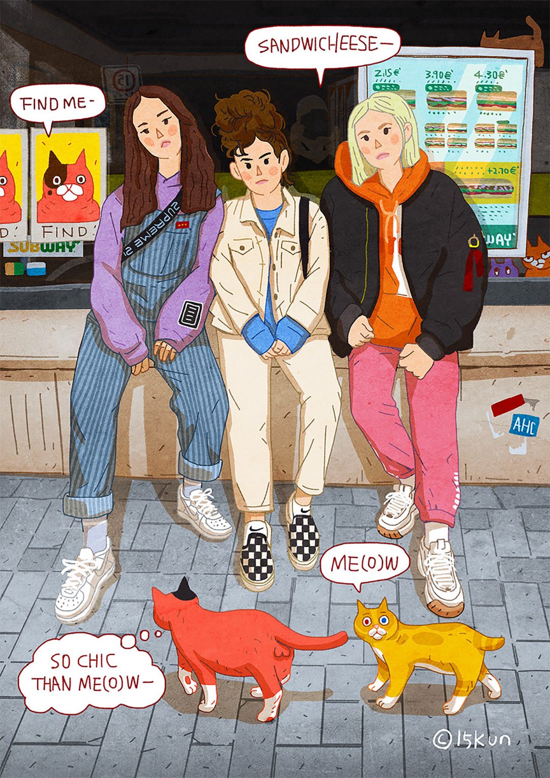 Comic Book-Inspired Illustrations by 15 Kun | Daily design inspiration ...