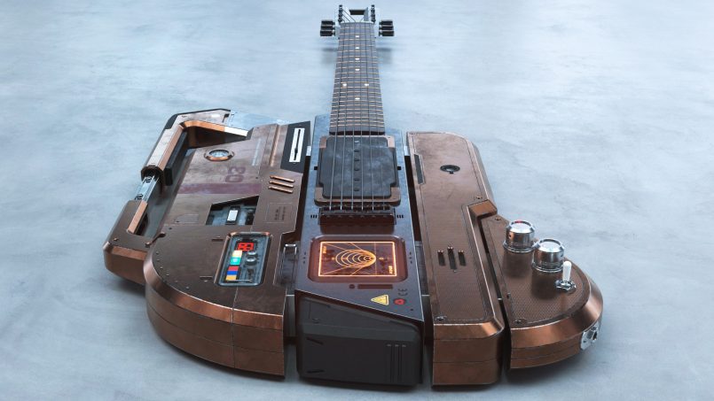 The Blastercaster: Sci-Fi Guitar Concept by Allan Williams | Daily ...