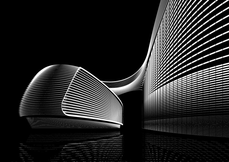 Black & White Architectural Illustrations by Andrea Minini | Daily ...
