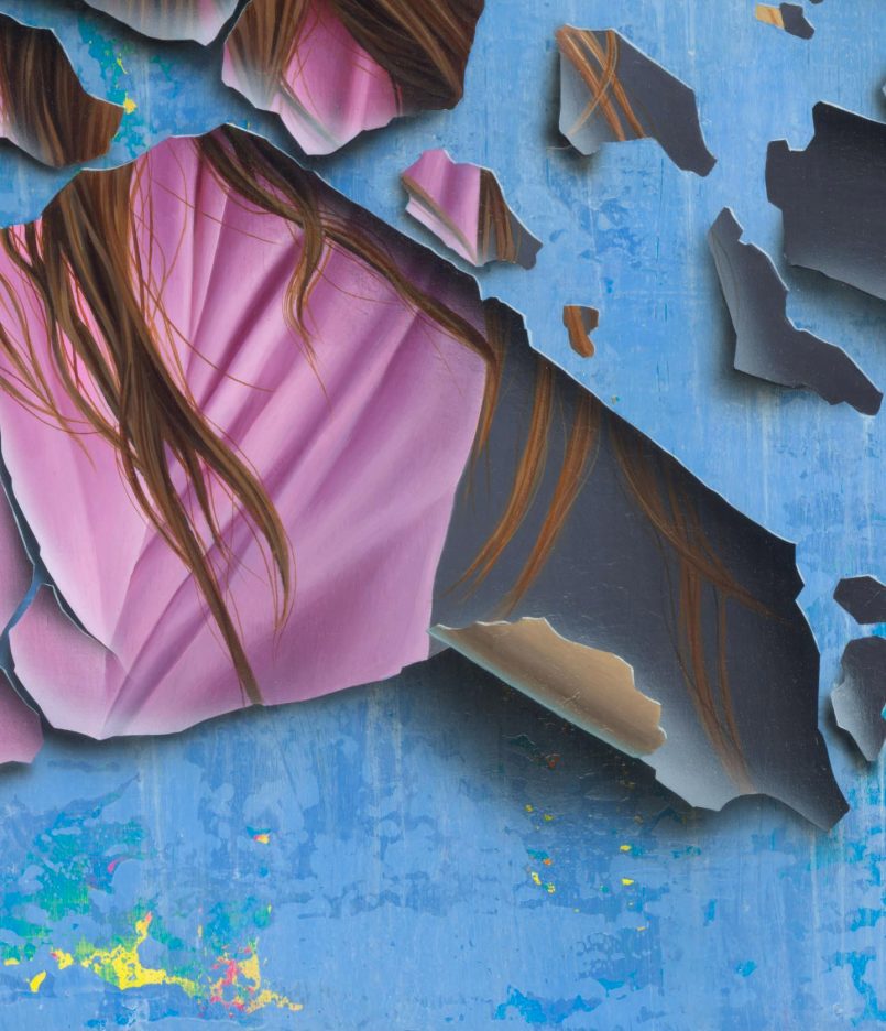 Peeling & Cracking Paintings by James Bullough | Daily design ...