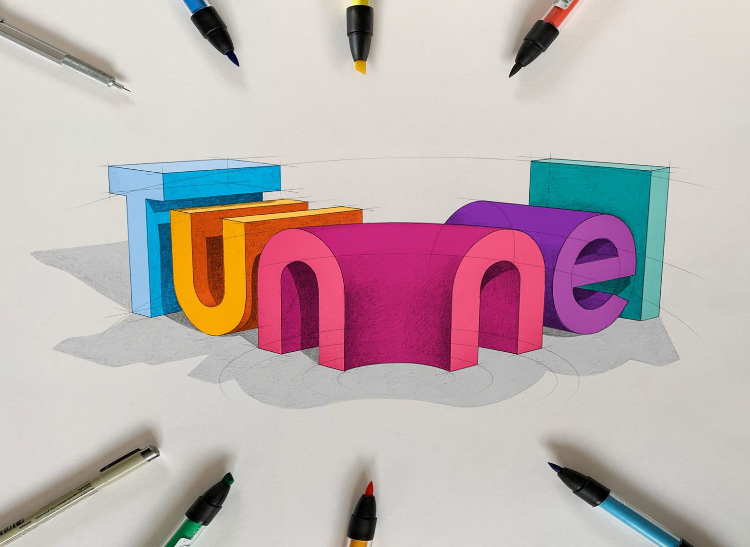 Fantastic Three-Dimensional Lettering by Lex Wilson | Daily design ...