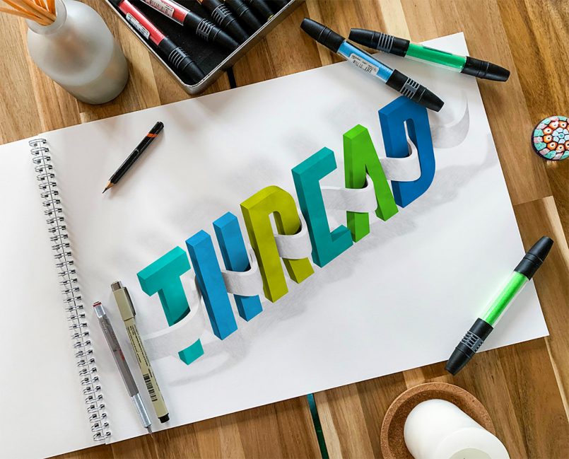 Fantastic Three-Dimensional Lettering by Lex Wilson | Daily design ...