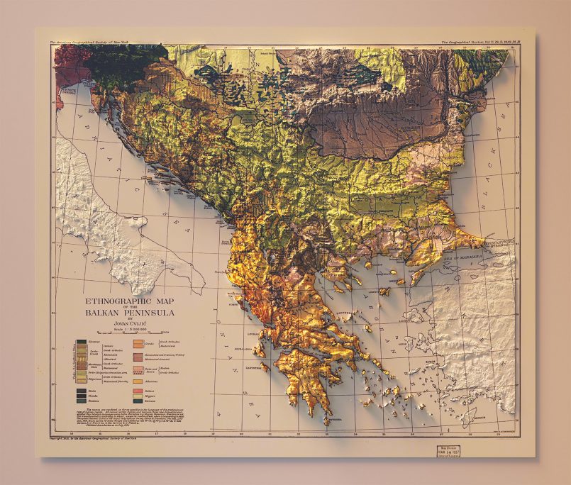 3D Historical Maps by Dmitriy Vorontzov | Daily design inspiration for ...