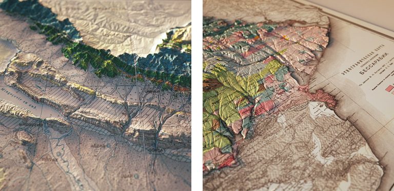 3D Historical Maps by Dmitriy Vorontzov | Daily design inspiration for ...