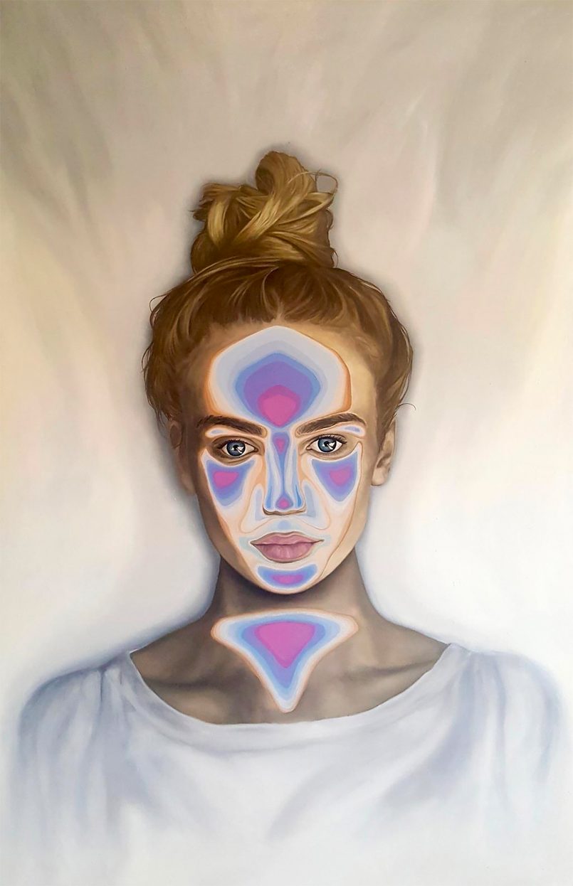 Glitch Portrait Paintings by Joshua Davison | Daily design inspiration ...