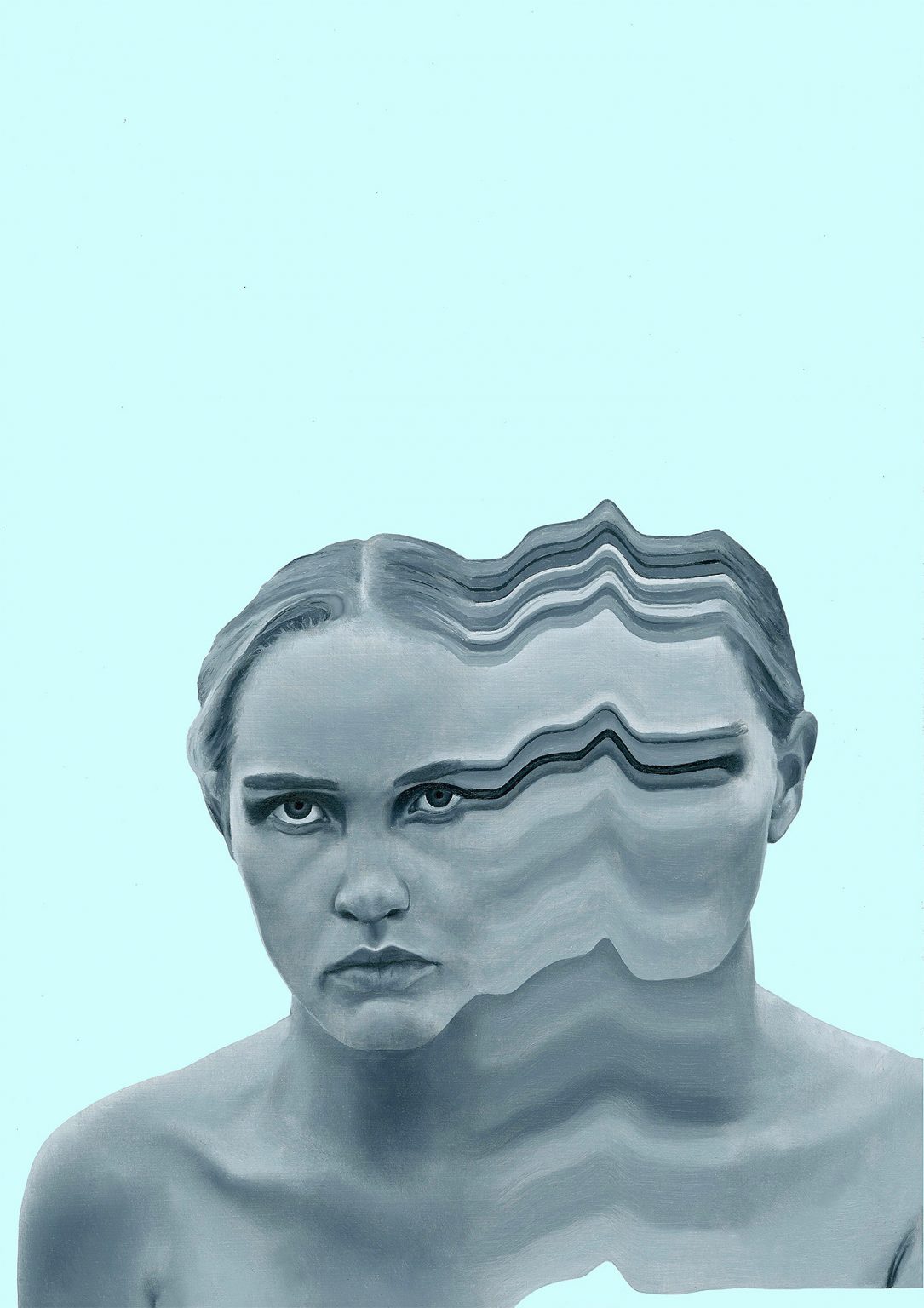 Glitch Portrait Paintings by Joshua Davison | Daily design inspiration ...