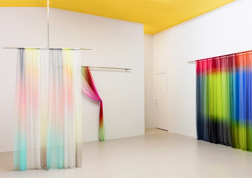 Colorful Silk Installations by Justin Morin | Daily design inspiration ...