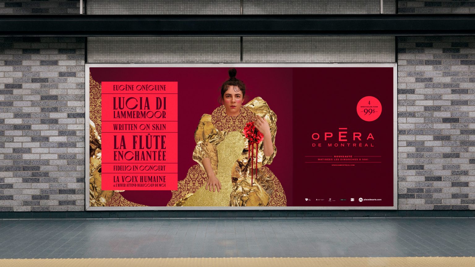 Montréal Opera Campaign by Featuring Agency | Daily design inspiration ...