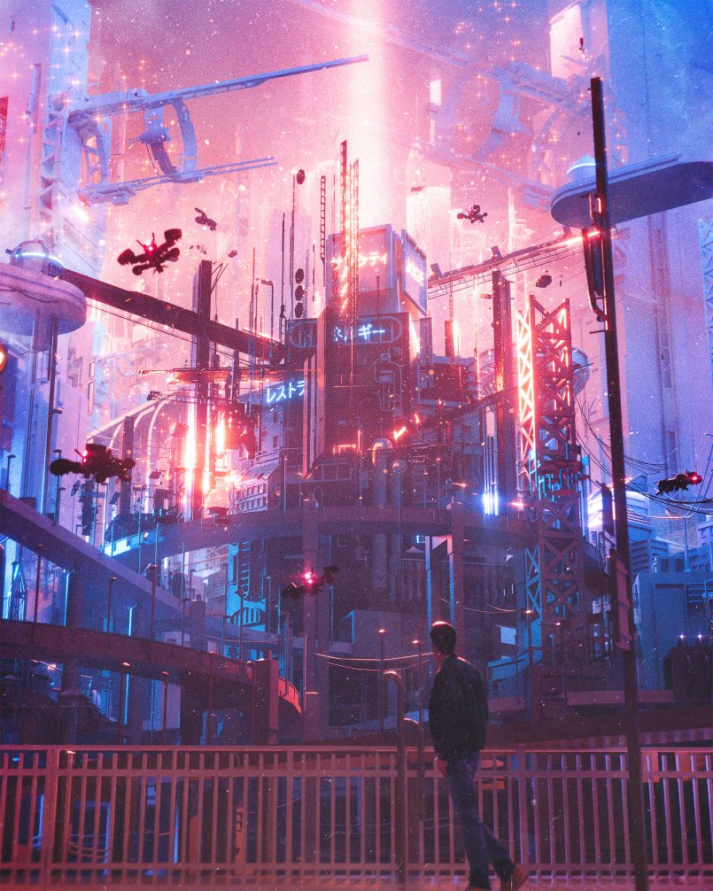 Cyberpunk Illustrations by Dangiuz | Daily design inspiration for ...