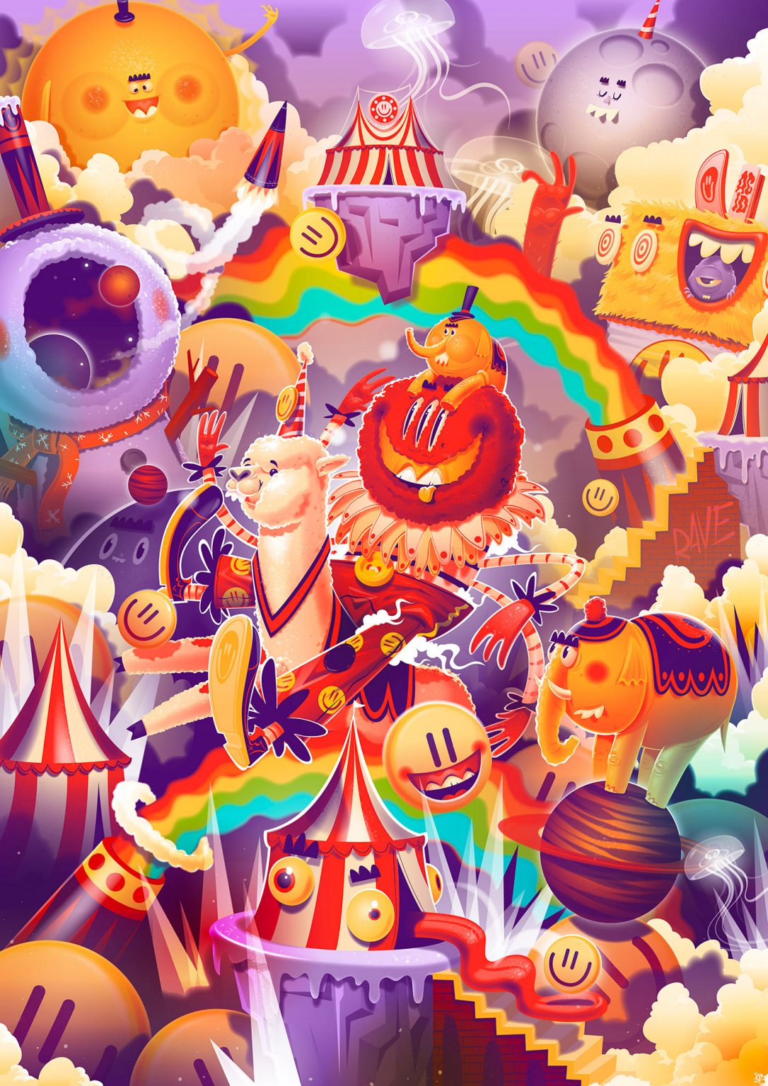 Outlandish Illustrations by Tom HRVB | Daily design inspiration for ...