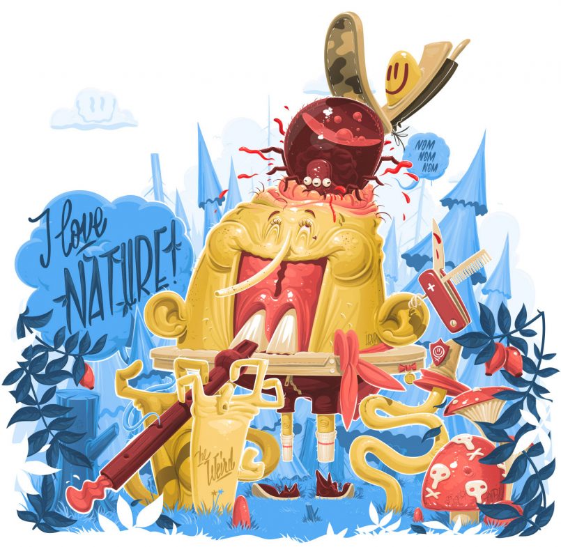 Outlandish Illustrations by Tom HRVB | Daily design inspiration for ...