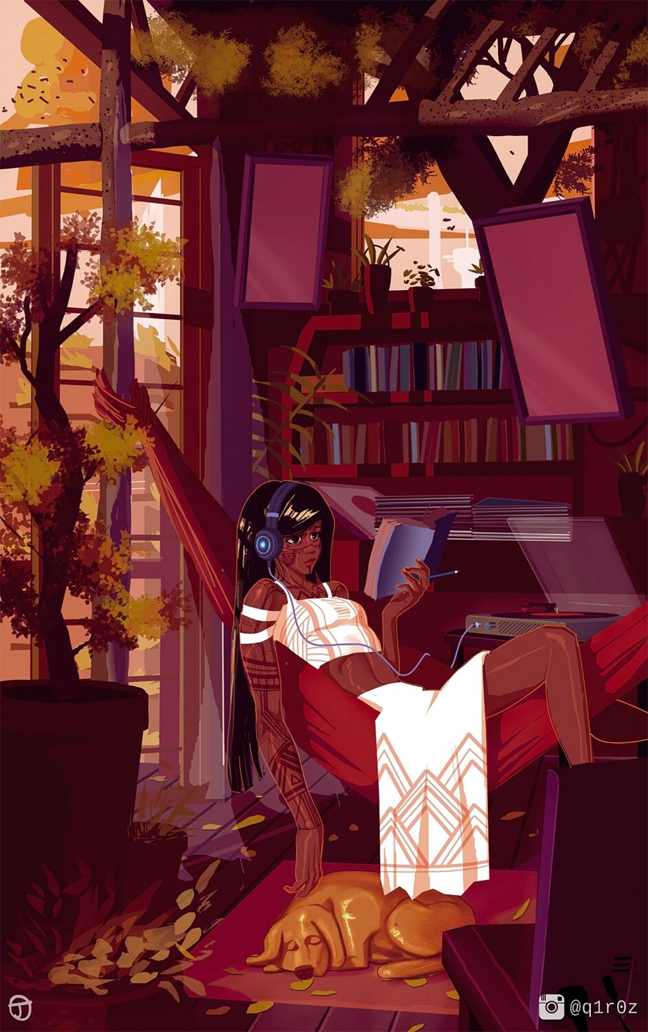 Illustrations by J. Queiroz | Daily design inspiration for creatives ...