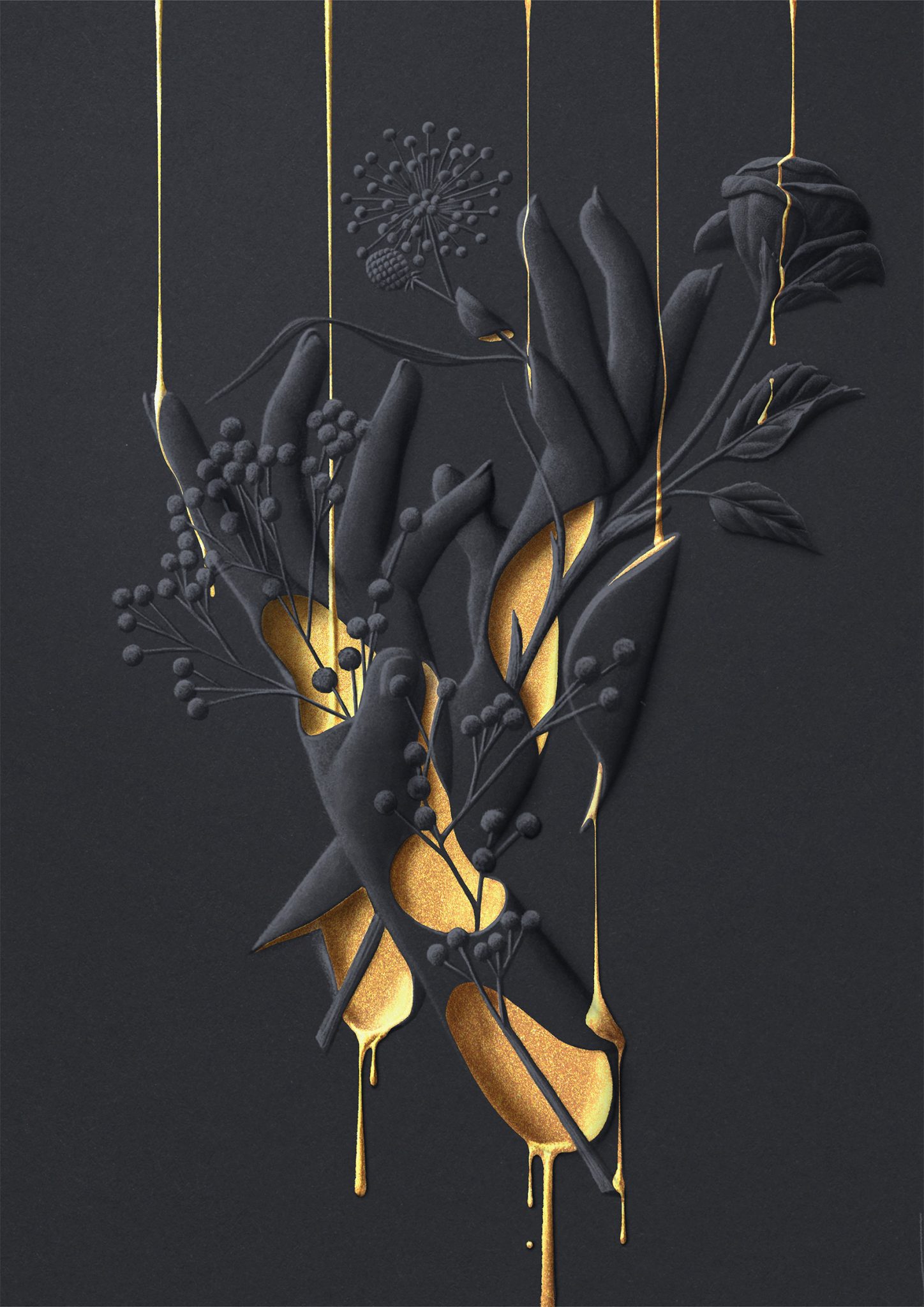 Embossed Paper Illustrations by Samy Halim | Daily design inspiration ...