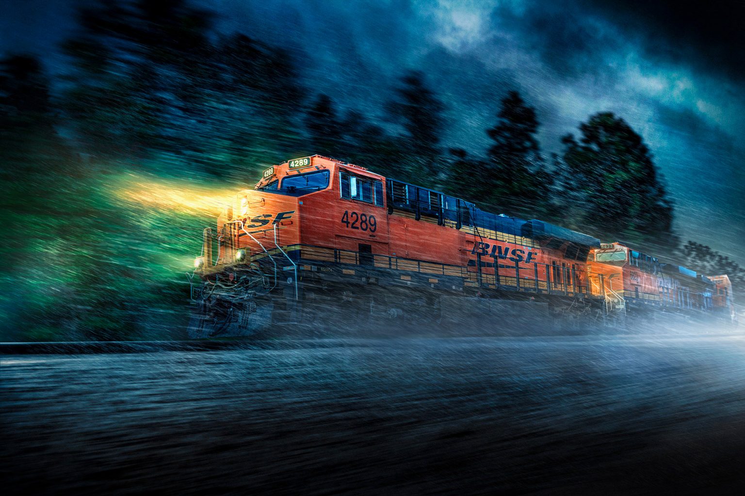 Dramatic Train Photos by Blair Bunting | Daily design inspiration for ...